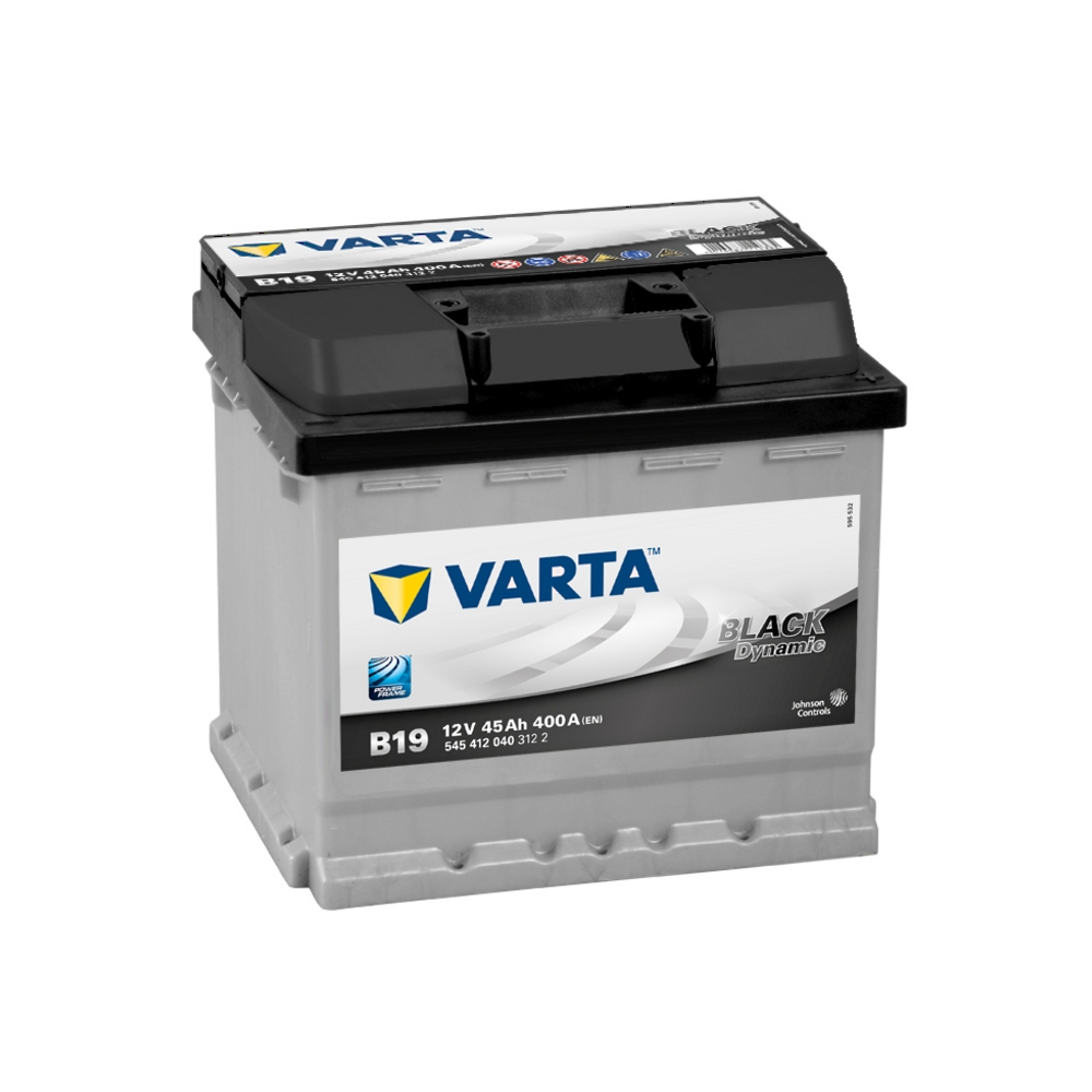 Varta Autobatterien-BLACK dynamic-B19-12V-45AH-400A | Matamoto.de ...